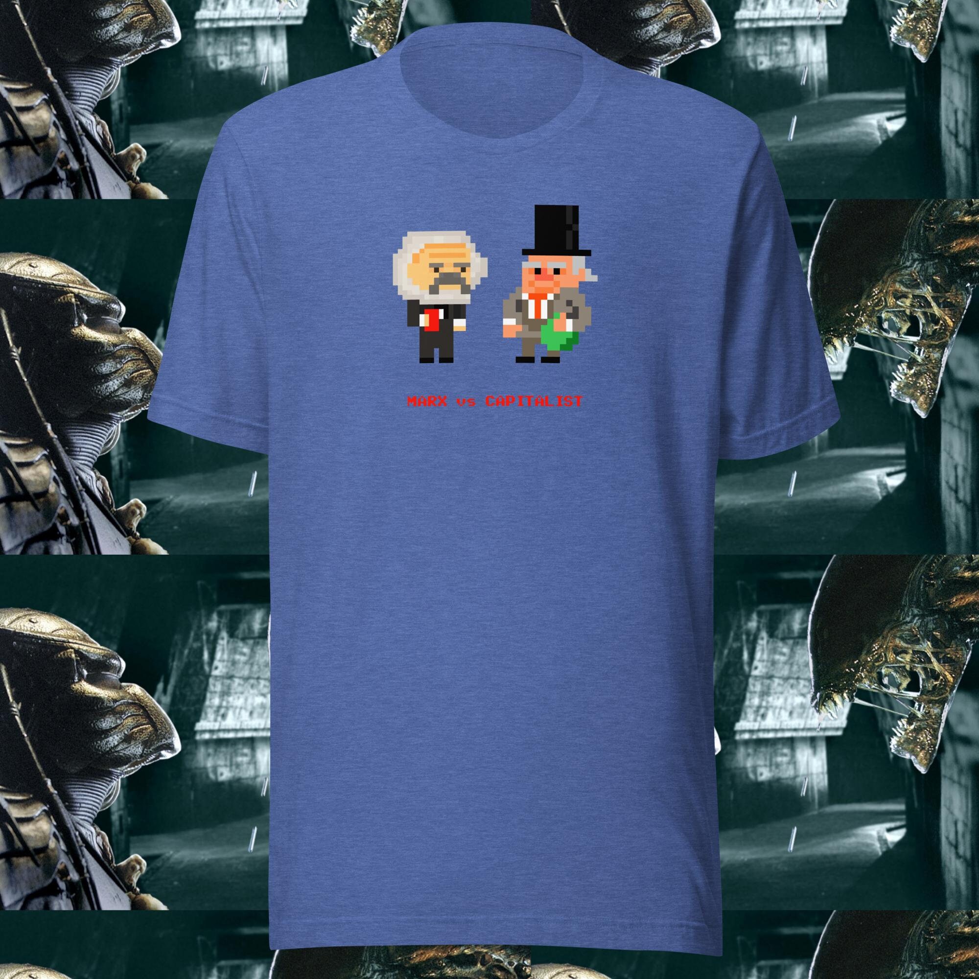 Karl Marx Das Kapital Pixel Art 8 Bit Pixel Arcade Game Unisex T-shirt ...