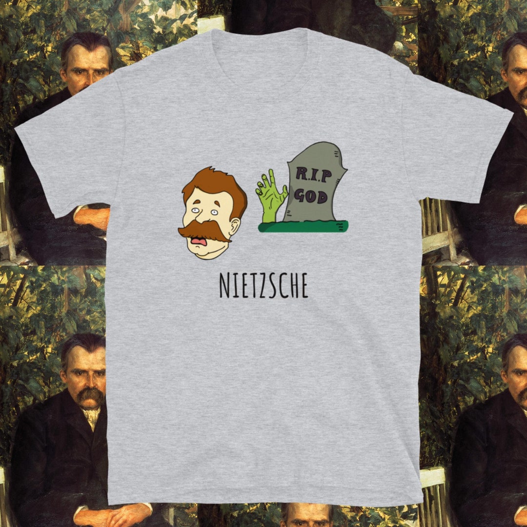 Friedrich Nietzsche Philosopher Nihilist God is Dead Zombie Unisex T ...