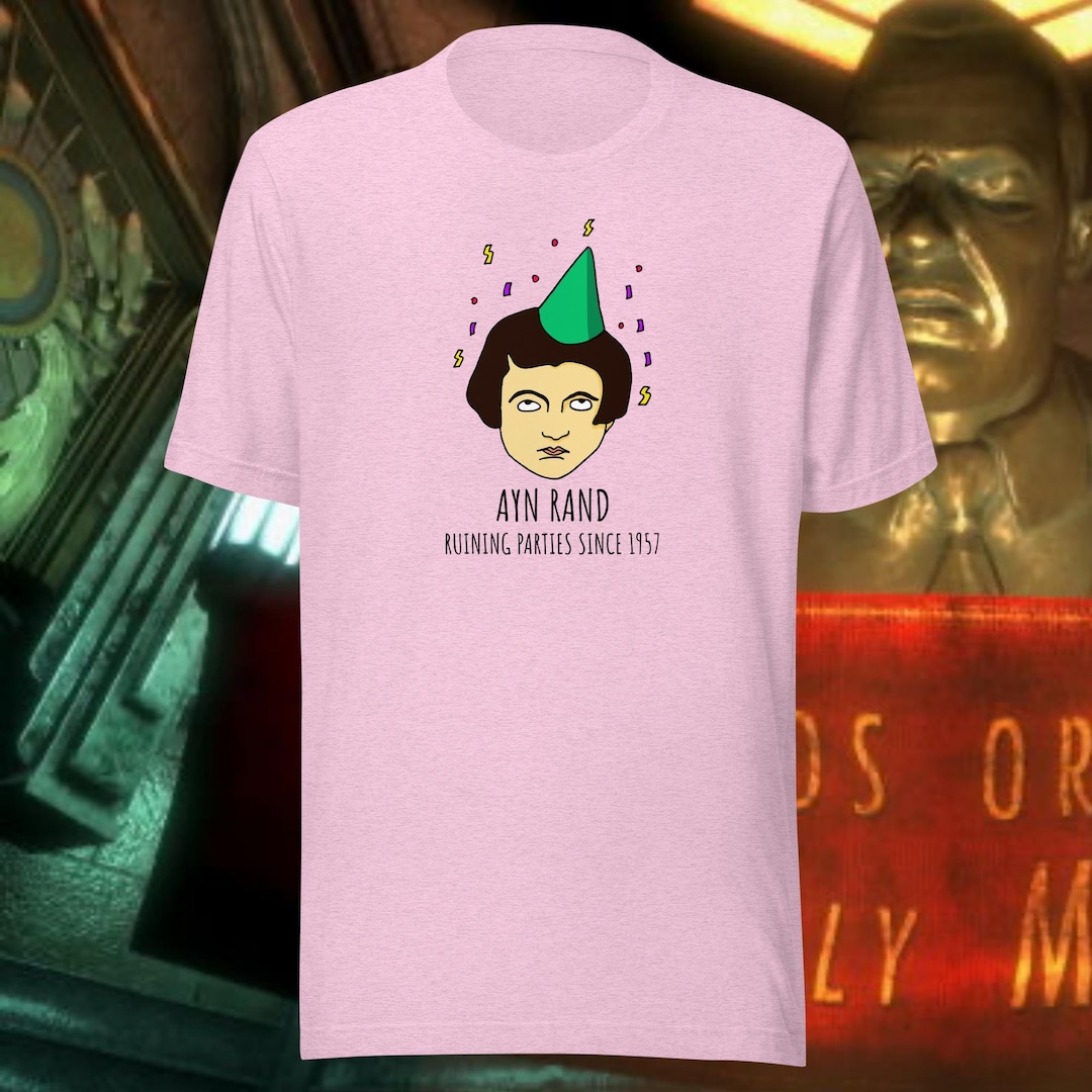 Ayn Rand Meme Bioshock Atlas Shrugged John Galt Unisex T-shirt - Etsy