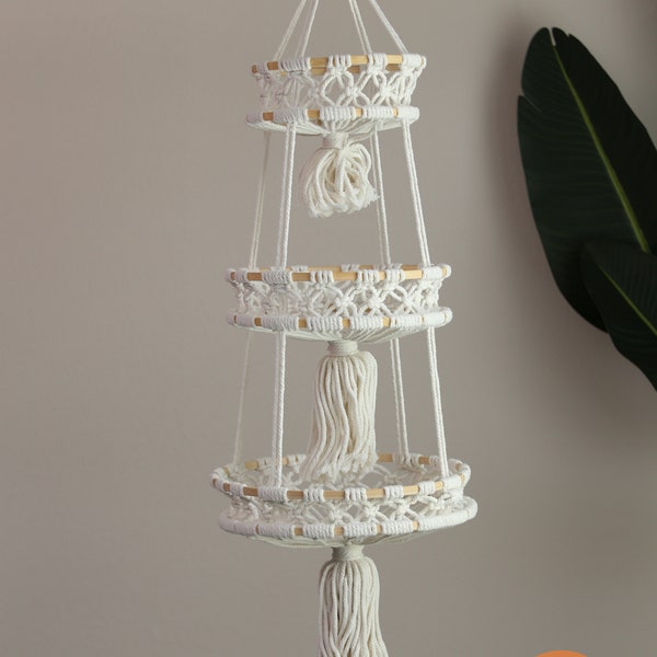 3 Tier Hanging Baskets for Kitchen - Etsy