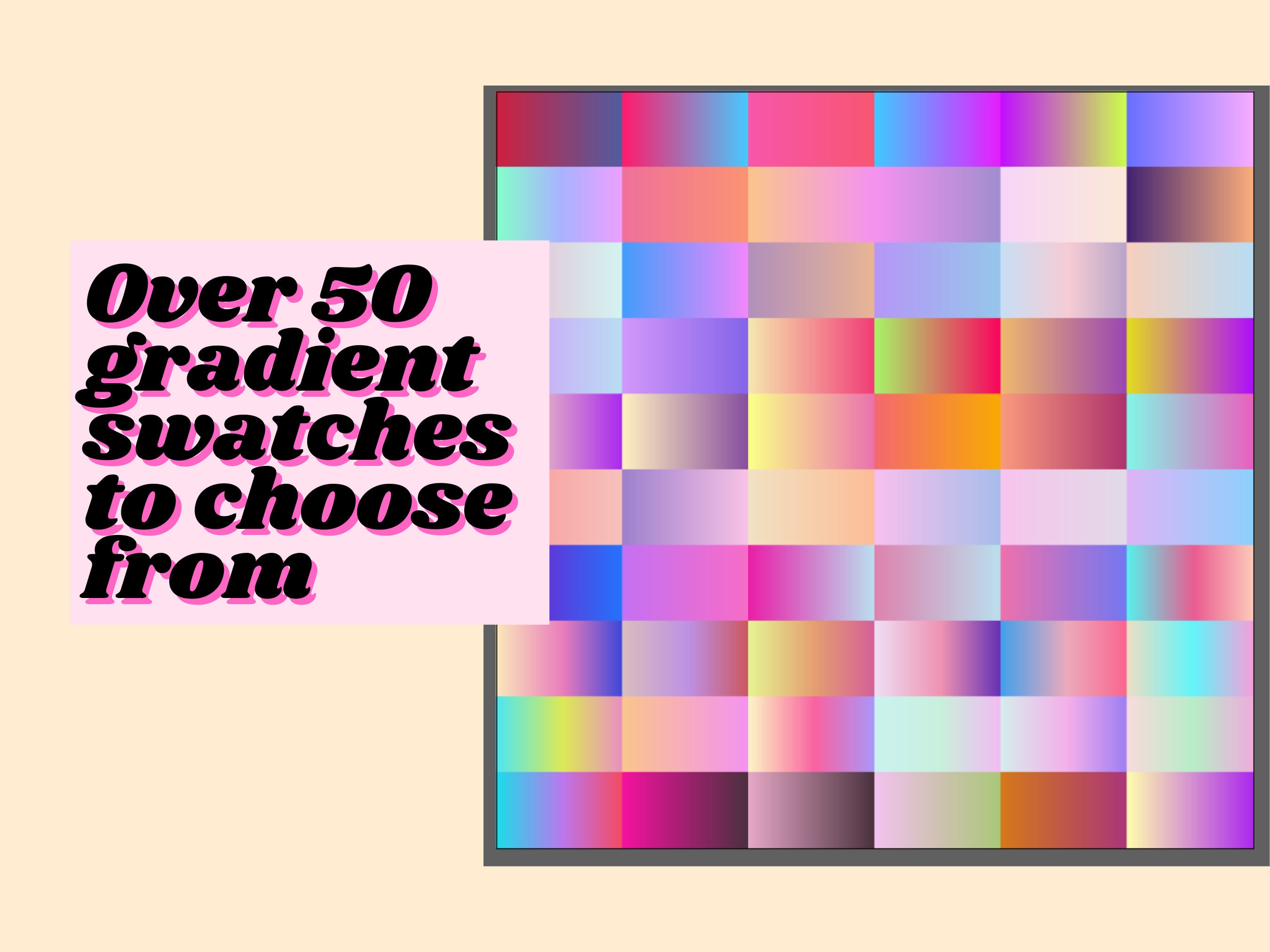50+ Gradient Swatches for Adobe Illustrator | Gradient Swatch Graphic ...