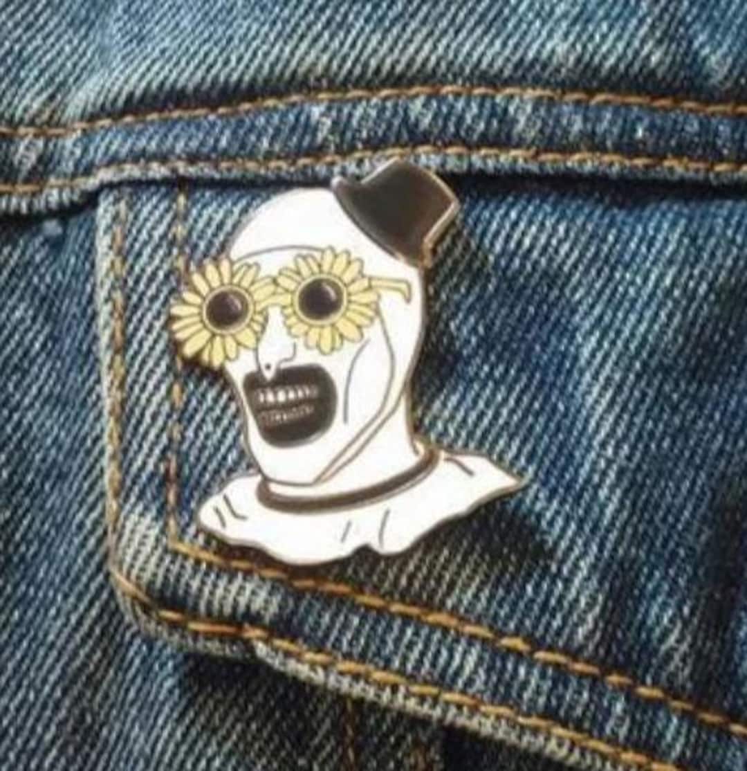 Art the Clown Enamel Pin Badge Terrifier - Etsy