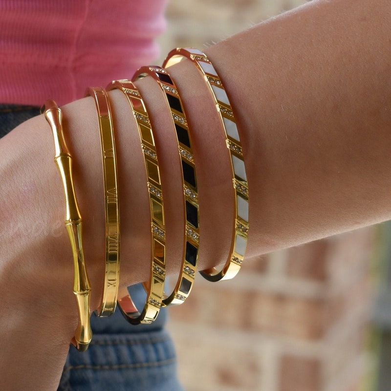 Gold Cuff Bracelet - Etsy