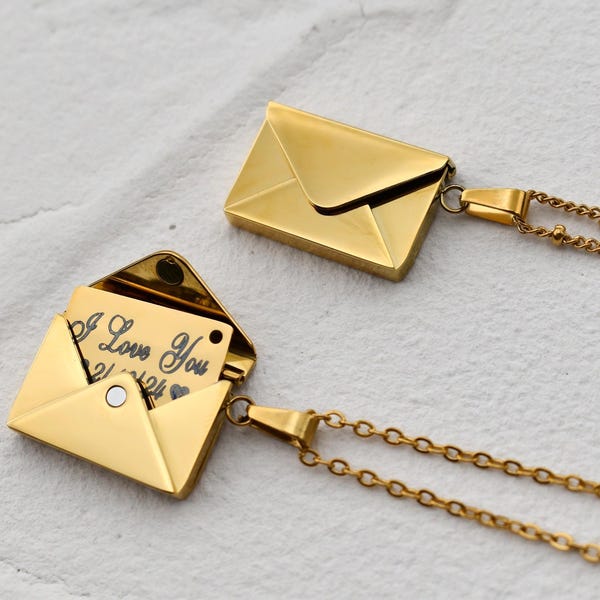 Secret Message Locket - Etsy