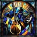 Jazz Band Stained Glass Template, Stained Glass Pattern, JPG Format ...