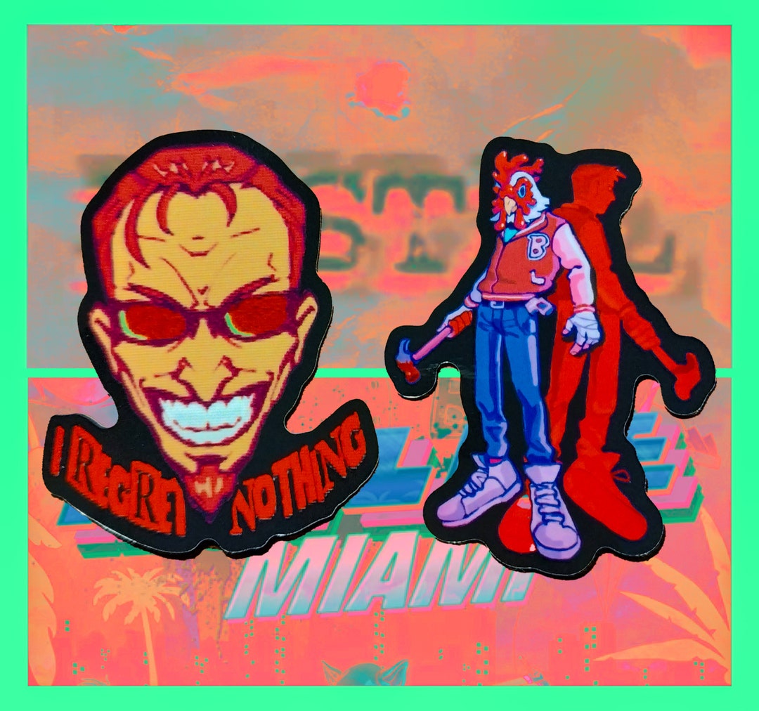 Hotline Miami Postal Vinyl Stickers - Etsy