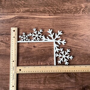 Christmas Door Corner Decor Sign| Snowflake Door Corner| Christmas ...