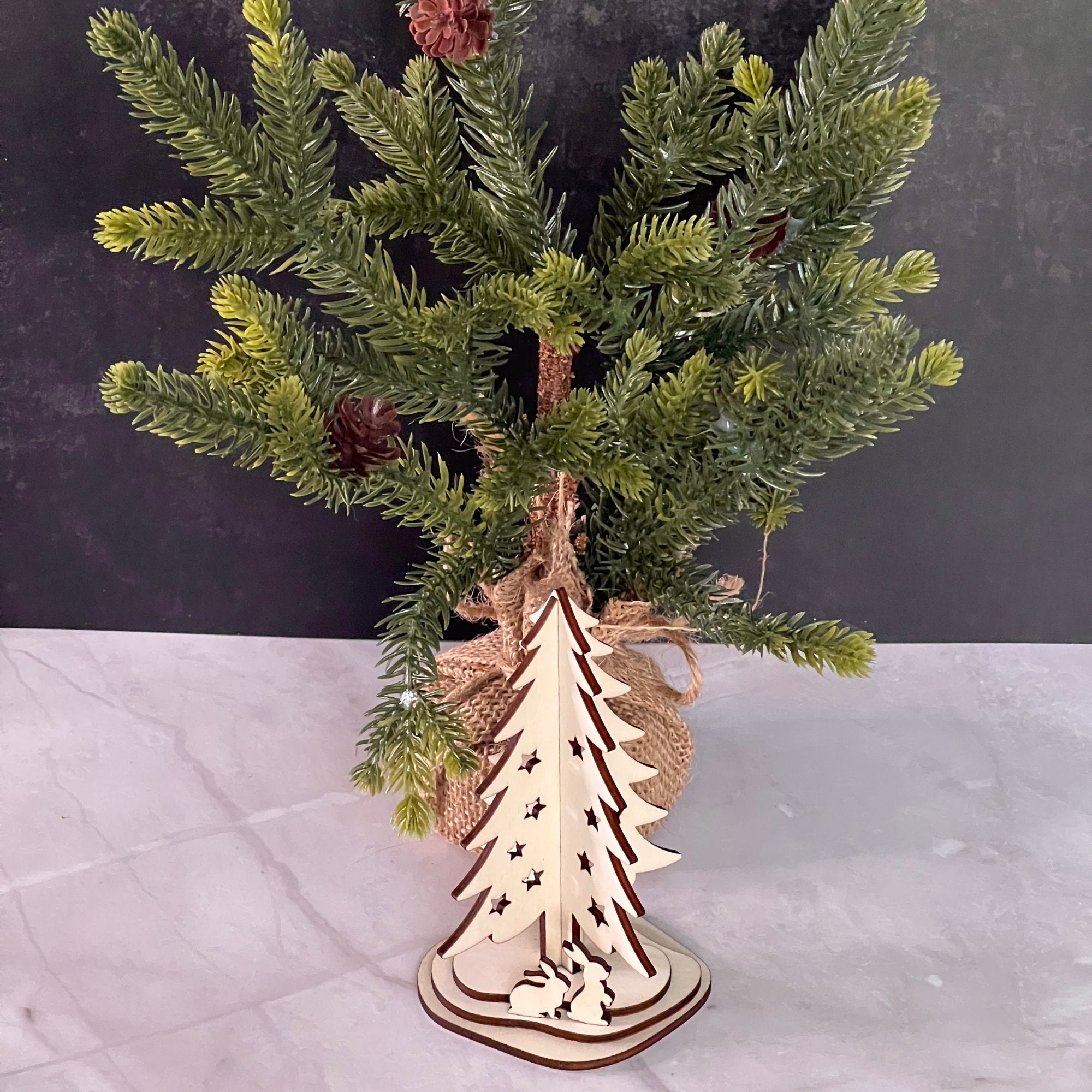 3D Interlocking Wood Christmas Tree - Etsy