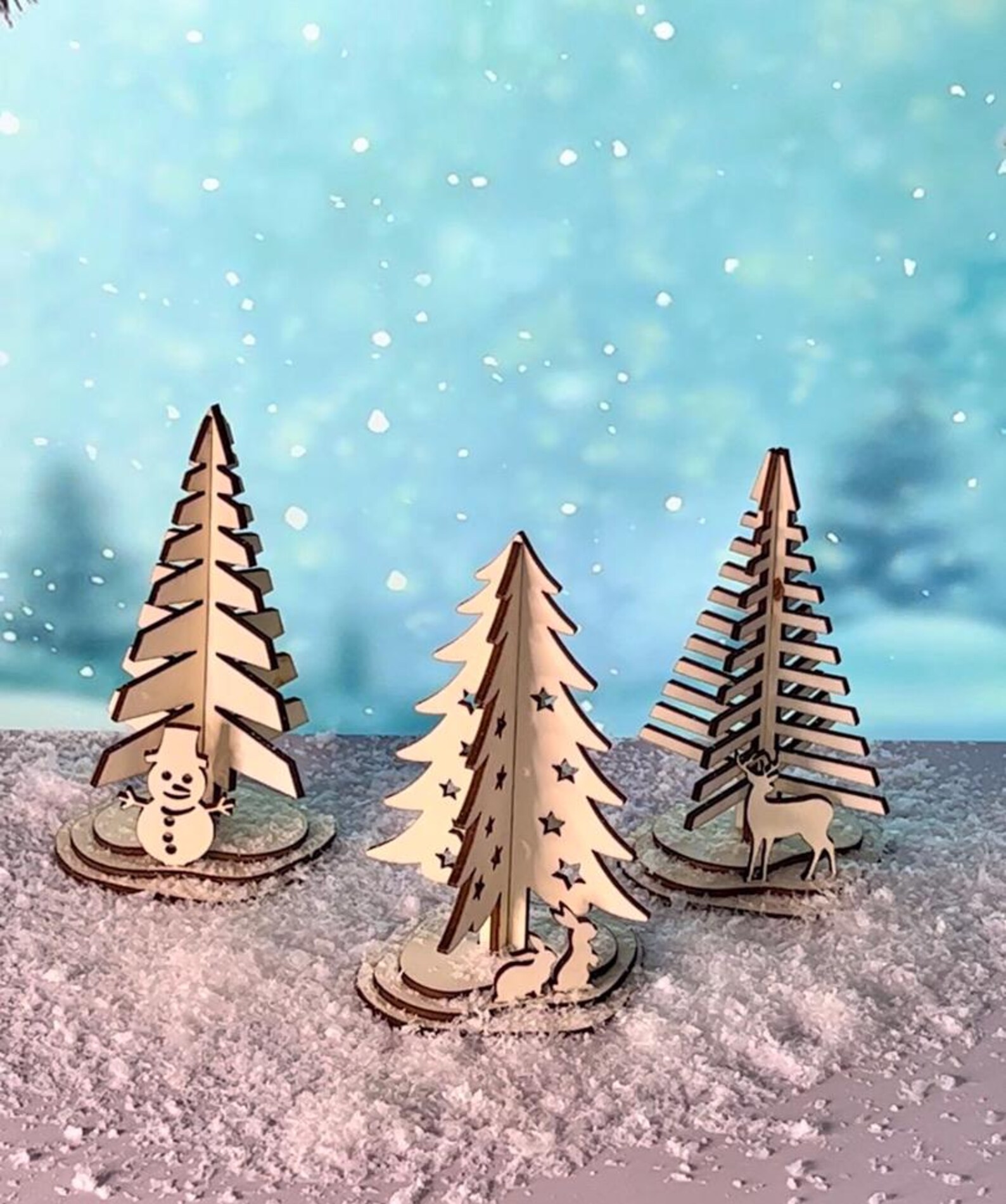 3D Interlocking Wood Christmas Tree - Etsy