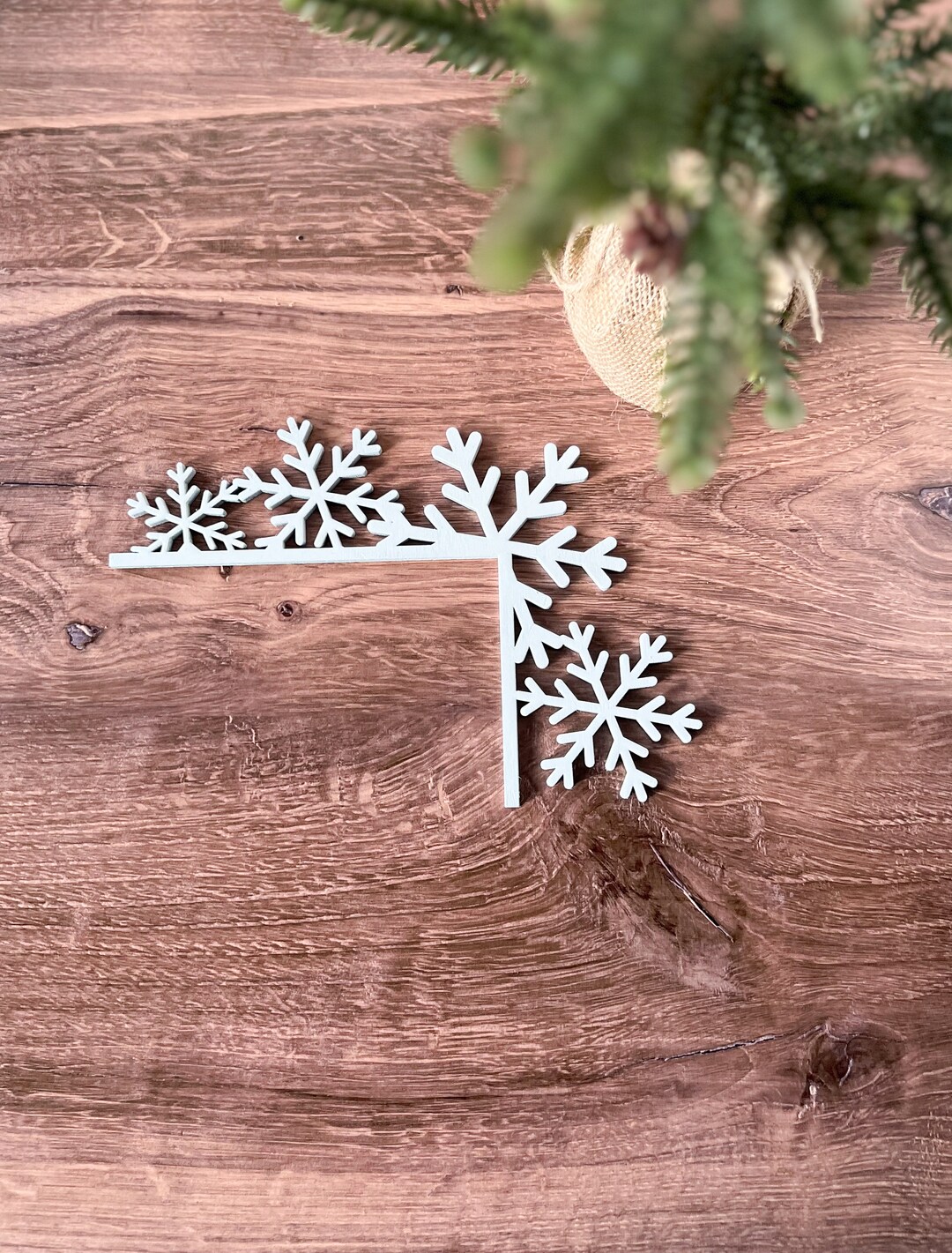 Christmas Door Corner Decor Sign| Snowflake Door Corner| Christmas ...