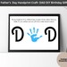 Fathers Day Handprint,father's Day Craft Idea,printable,dad Gift From ...