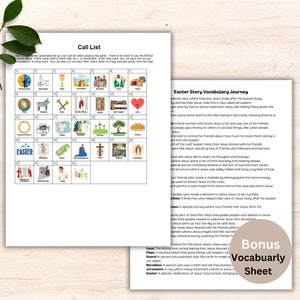 Resurrection Bingo,he is Risen,religious Easter Bingo Printable,for ...