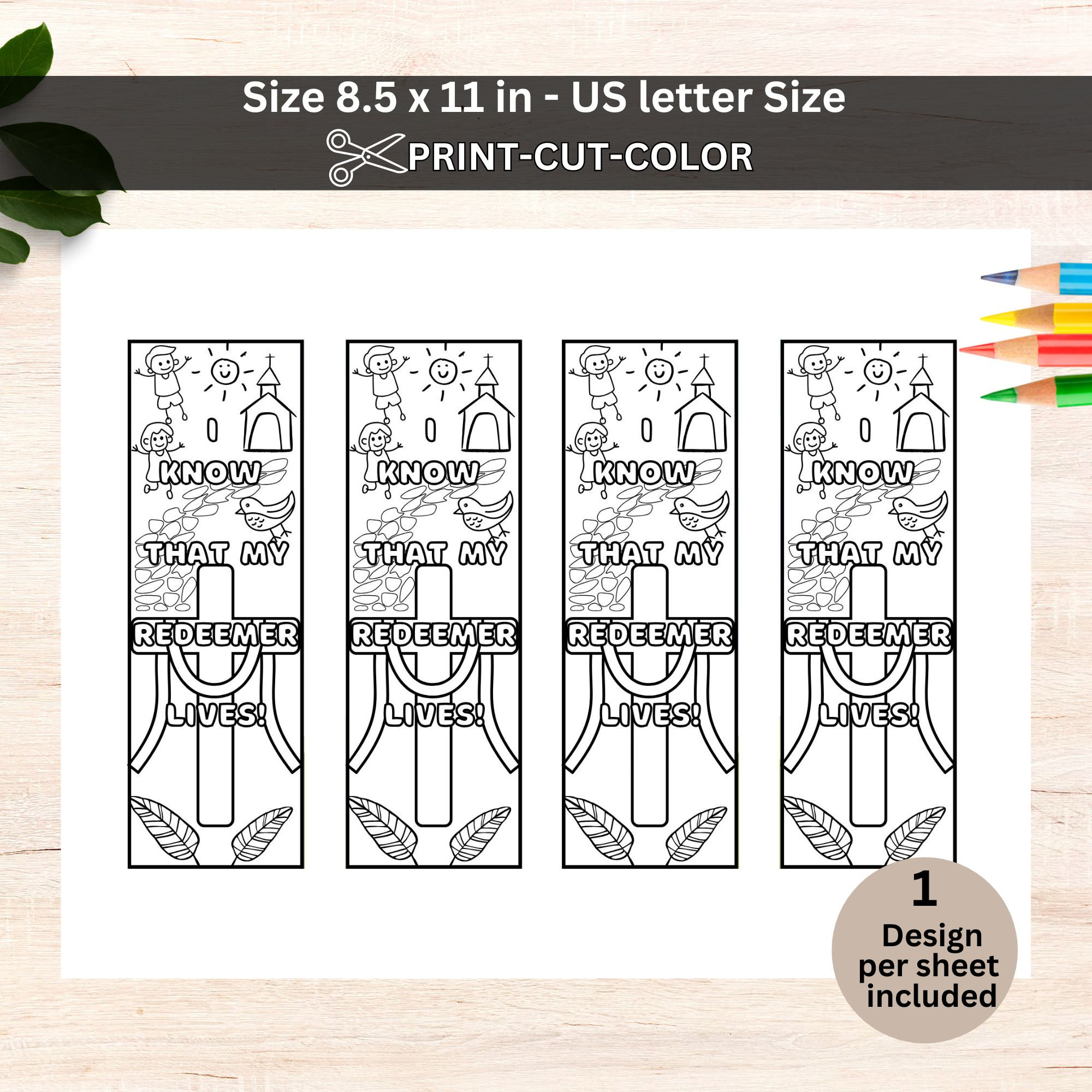 Bible Bookmark,printable Bookmarks,he is Risen,easter Craft,coloring ...
