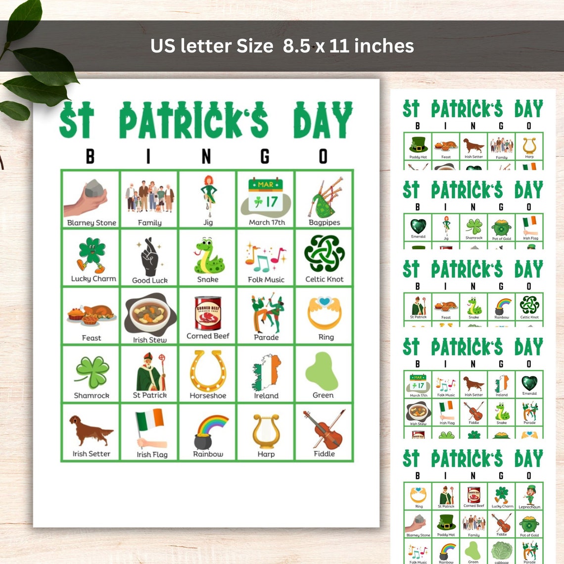 St Patricks Day Bingo,st Patricks Day Games,school St Patricks ...