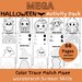 Halloween Activity Pack, Tracing Coloring, Wordsearch Printable Bundle ...