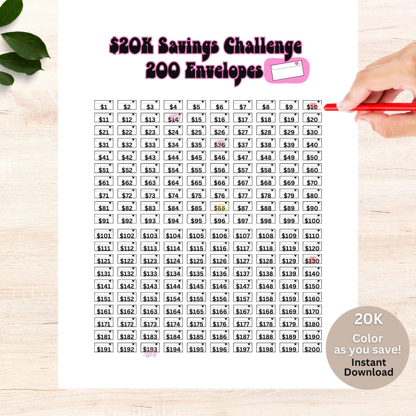 20K Savings Challenge,20000 Savings Challenge,20k Savings Challenge ...