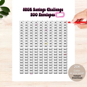 20K Savings Challenge,20000 Savings Challenge,20k Savings Challenge ...