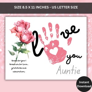 Mothers Day Handprint Art,handwriting Practice,printable,gift,craft ...