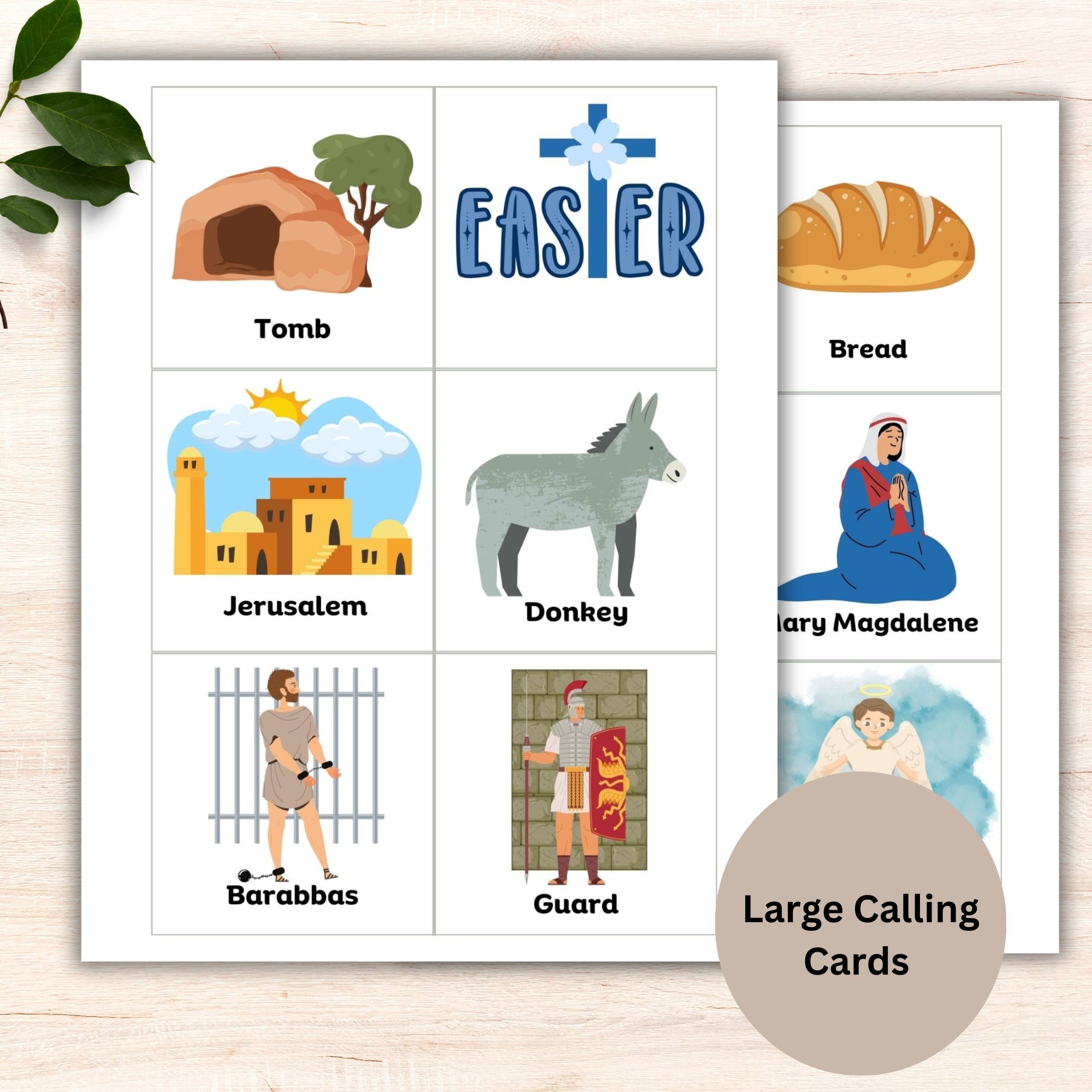 Resurrection Bingo,he is Risen,religious Easter Bingo Printable,for ...