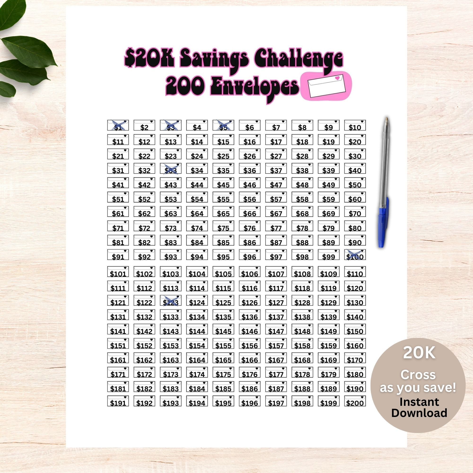 20K Savings Challenge,20000 Savings Challenge,20k Savings Challenge ...
