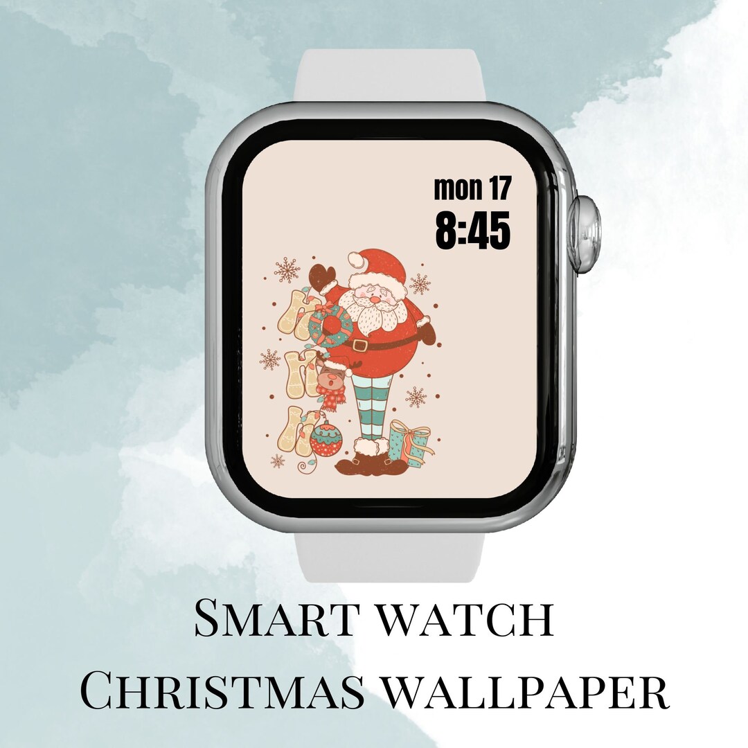 Smart Watch Christmas Face Apple Watch Wallpaper Christmas Apple Watch ...