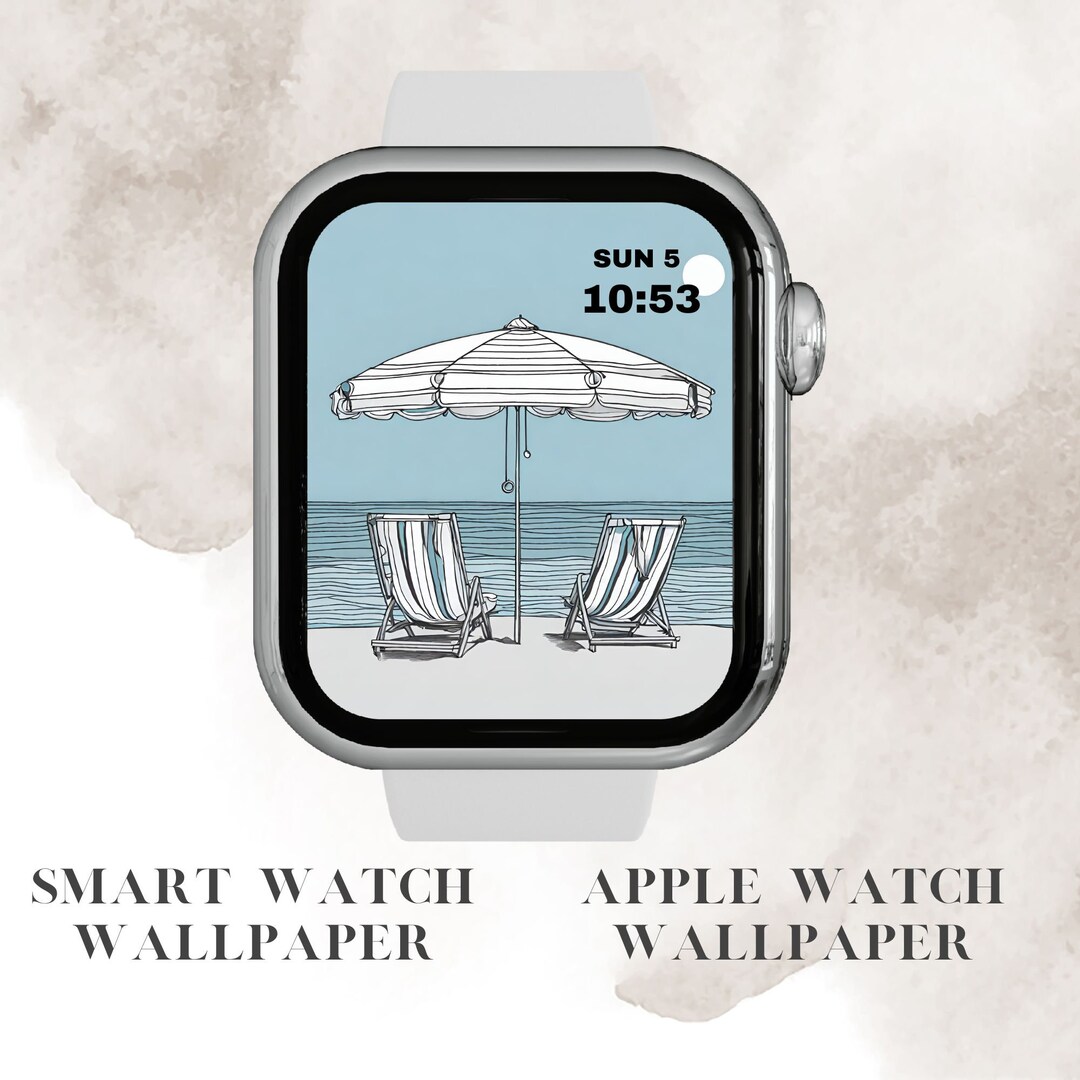 Smart Watch Wallpaper Travel Apple Watch Face Wallpaper Beach Watch ...