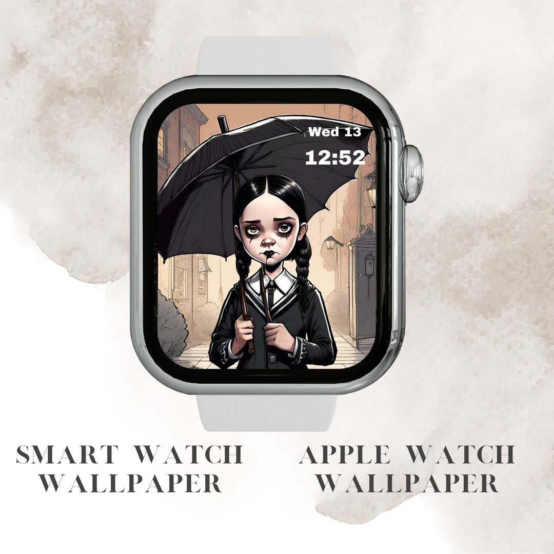 Smart Watch Wednesday Wallpaper Apple Watch Wallpaper Halloween Apple ...