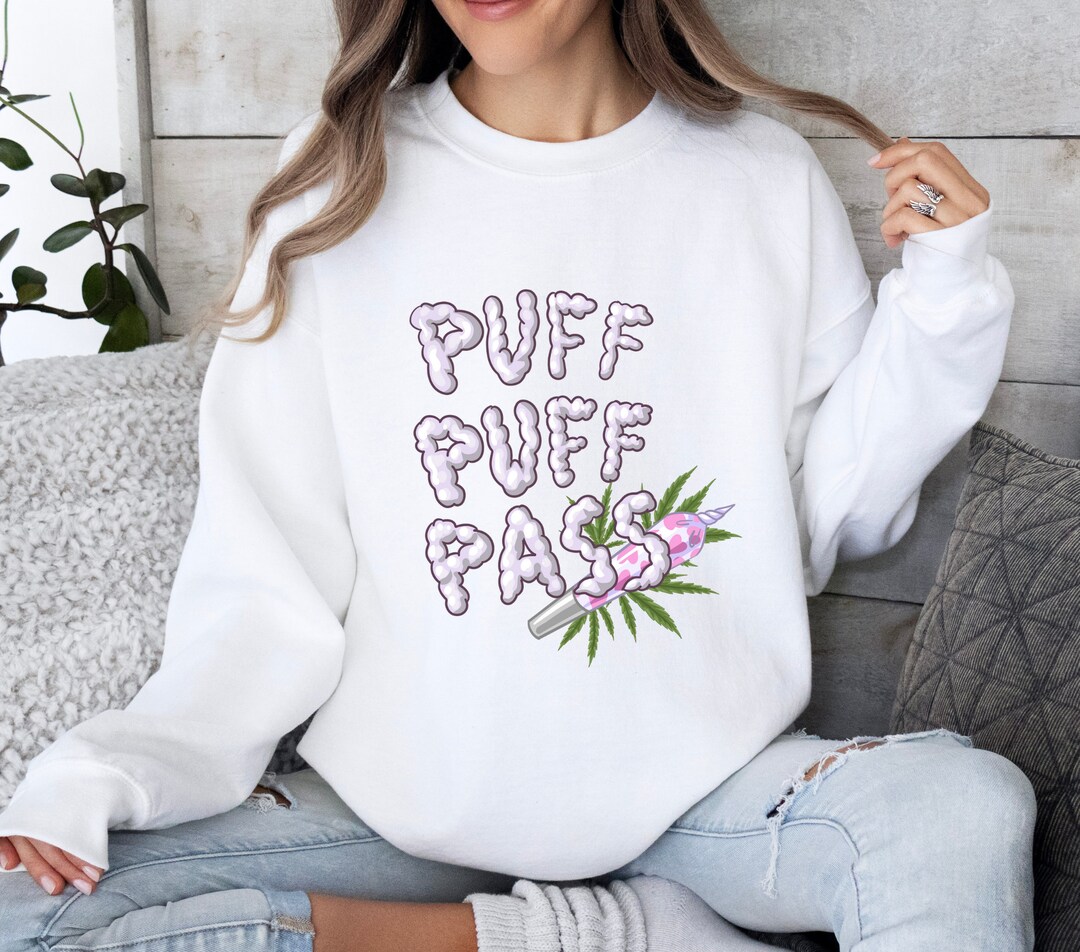Puff Puff Pass Cannabis joint PNG download digital folha de maconha ...