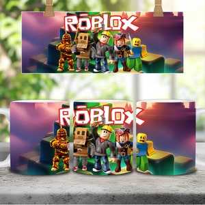 ROBLOX 11oz and 15oz Mug Wrap, Gaming Sublimination, Roblox PNG Digital ...