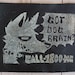 Dog Brain Punk Coyote Diy Linocut Furry Patch - Etsy