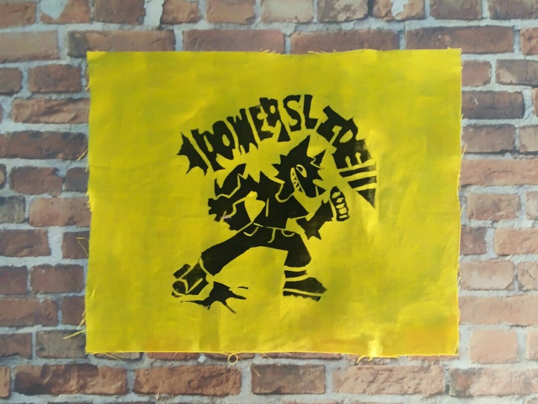 Rollerblading Powerslide Punk Diy Linocut Furry Patch Roller Skating - Etsy