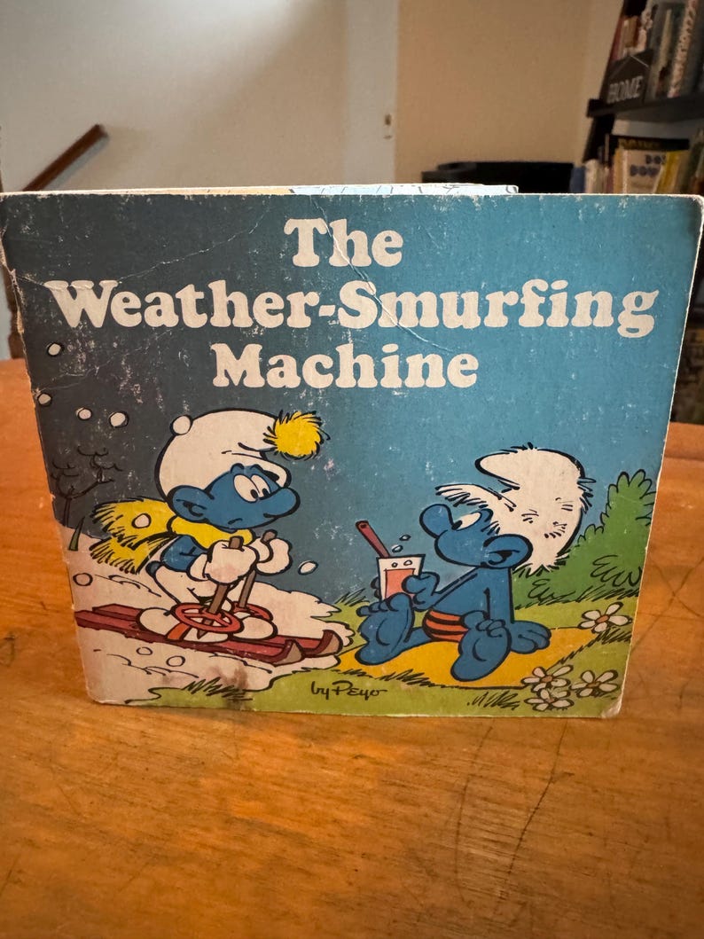 VINTAGE the Weather-smurfing Machine - Etsy