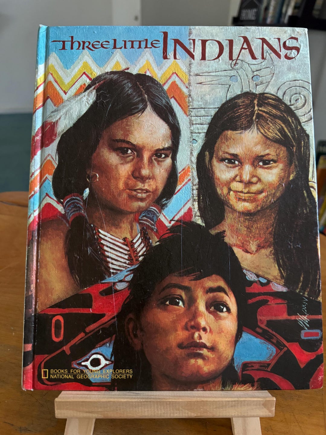 VINTAGE Three Little Indians National Geographic Society 1974 - Etsy