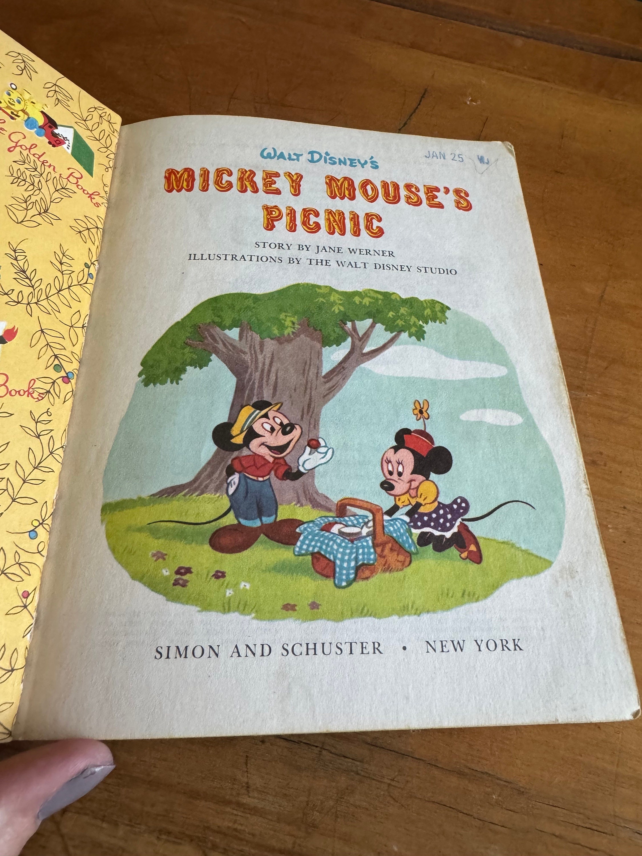 Walt Disneys Mickey Mouses Picnic - Etsy
