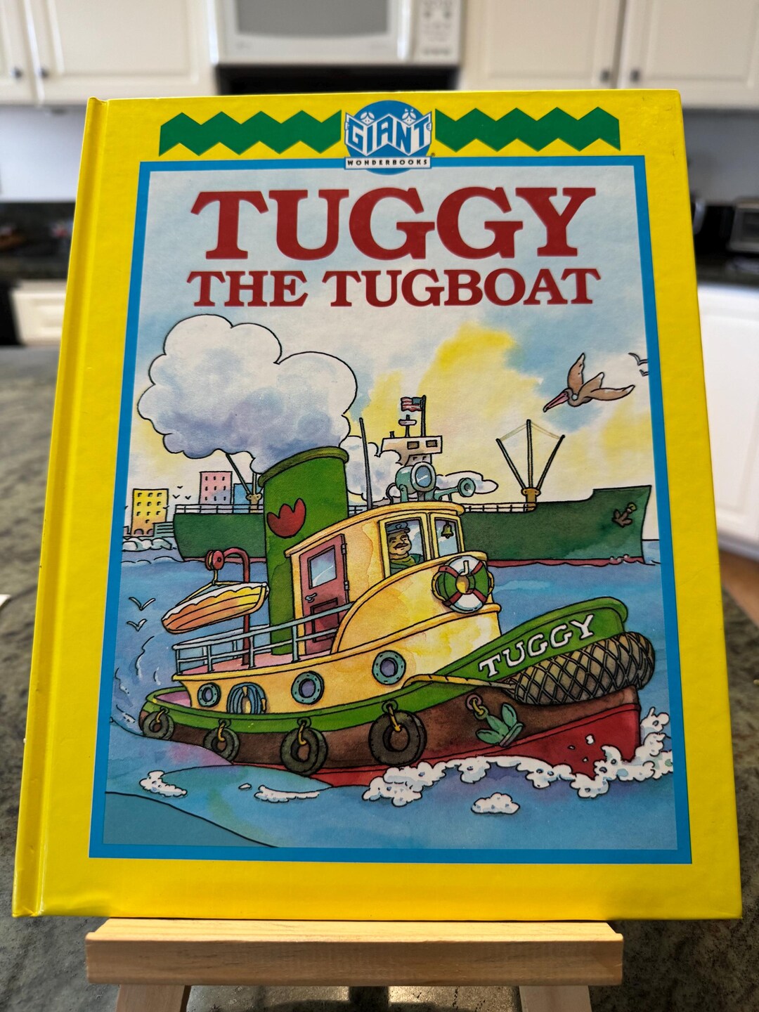 VINTAGE- Tuggy the Tugboat Giant Wonderbooks1989. RARE - Etsy