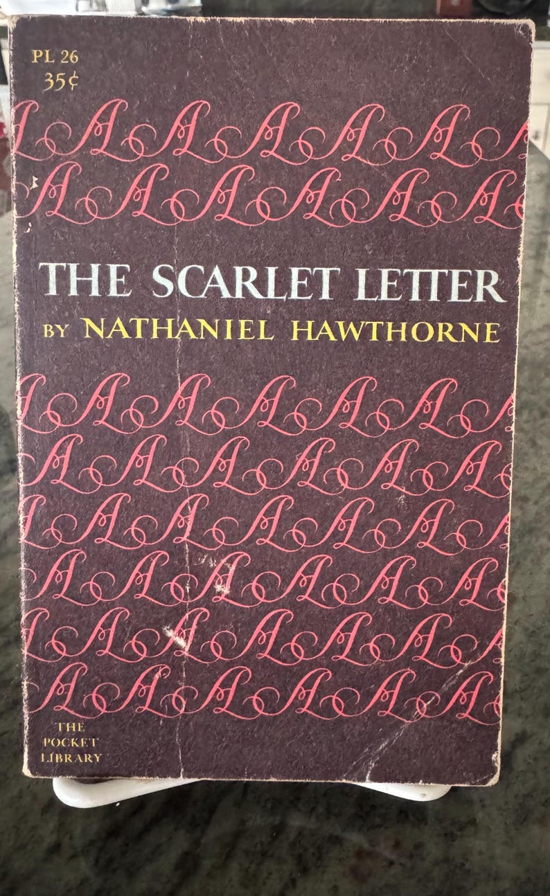VINTAGE the Scarlet Letter the Pocket Library - Etsy