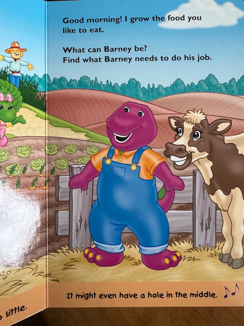 Barneys Many Hats What Can Barney Be - Etsy