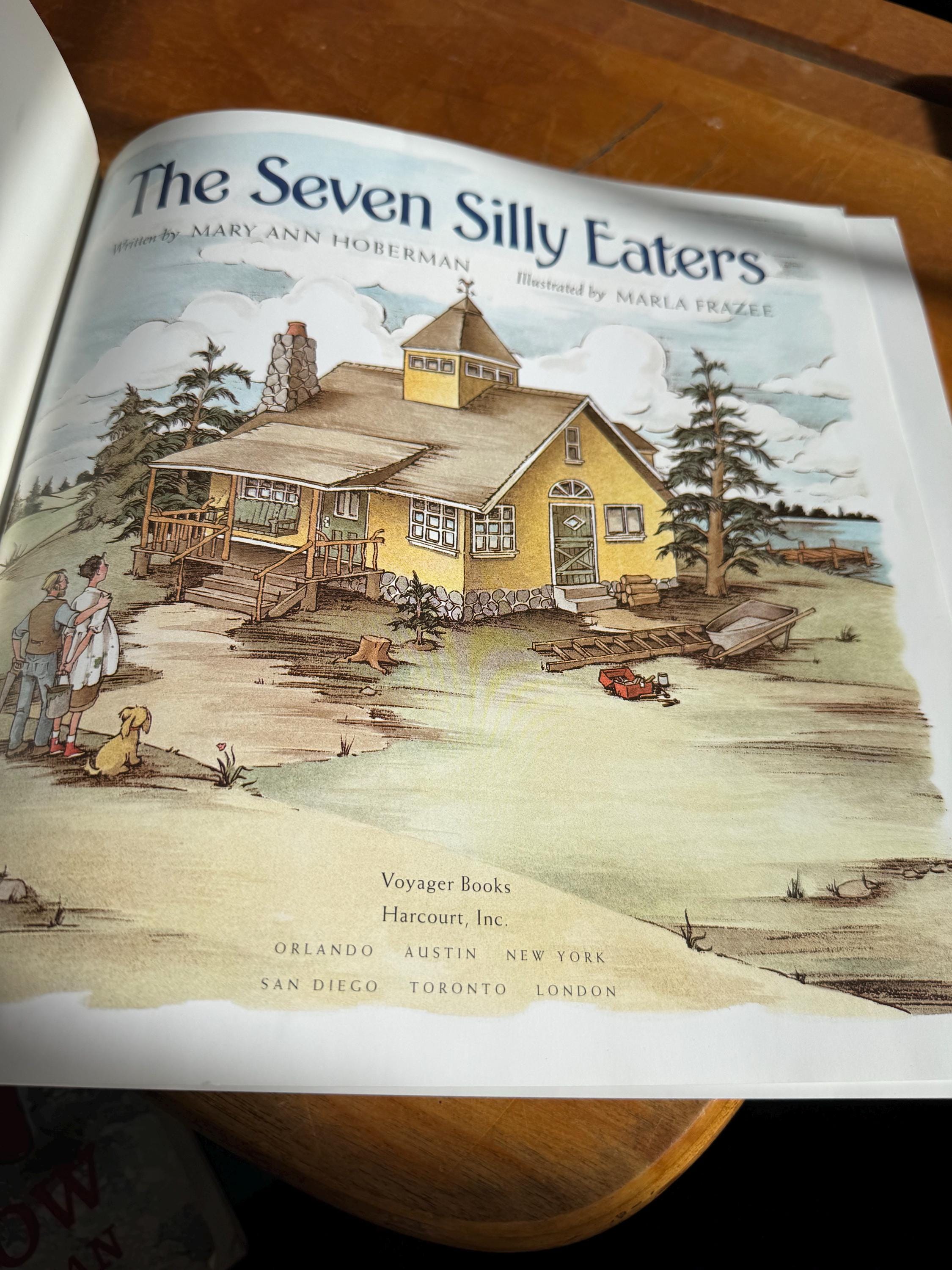 VINTAGE the Seven Silly Eaters by Mary Ann Hoberman 1997 - Etsy