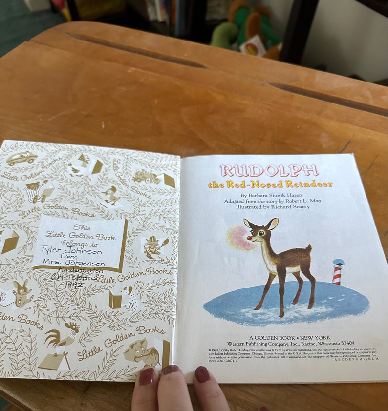 Rudolph the Red Nosed Reindeer - Etsy