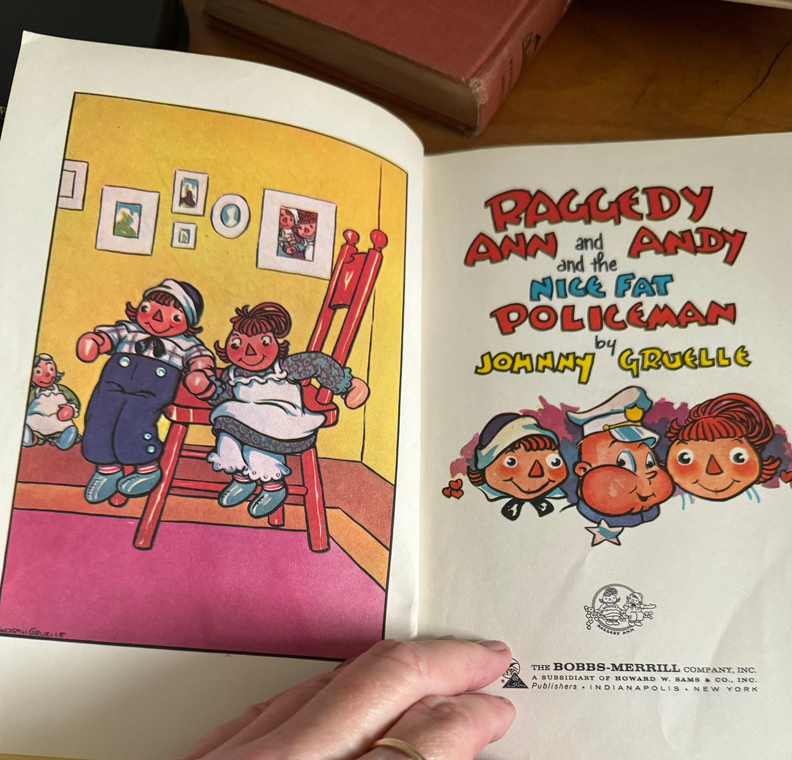Raggedy Ann and Andy and the Nice Fat Policeman - Etsy