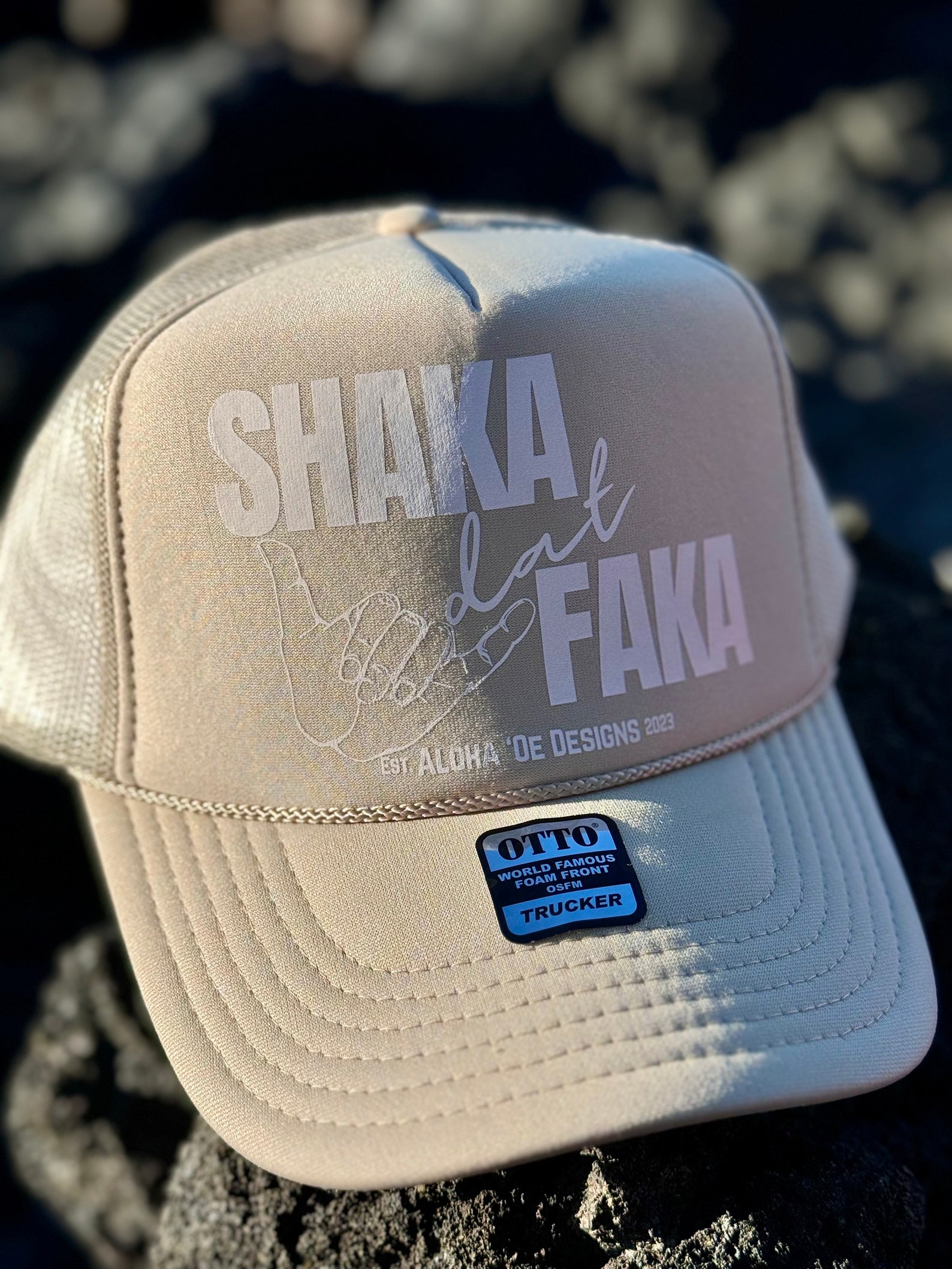Shaka Dat Faka Aloha 'oe Designs Trucker Hat - Etsy