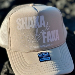 Shaka Dat Faka Aloha 'oe Designs Trucker Hat - Etsy