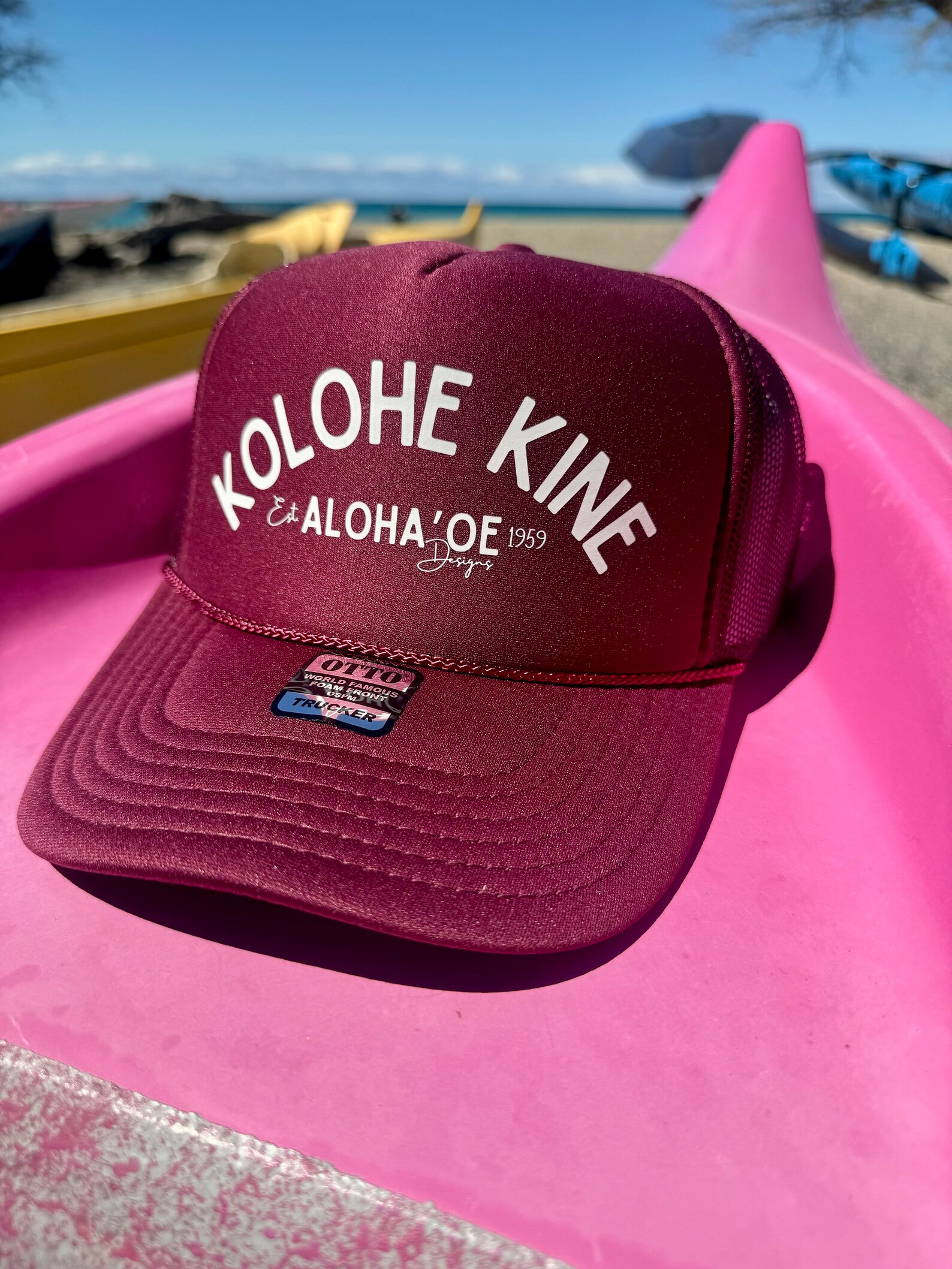 Kolohe Kine—trucker Hat, Aloha Oe Designs, Aloha, Hawaii - Etsy