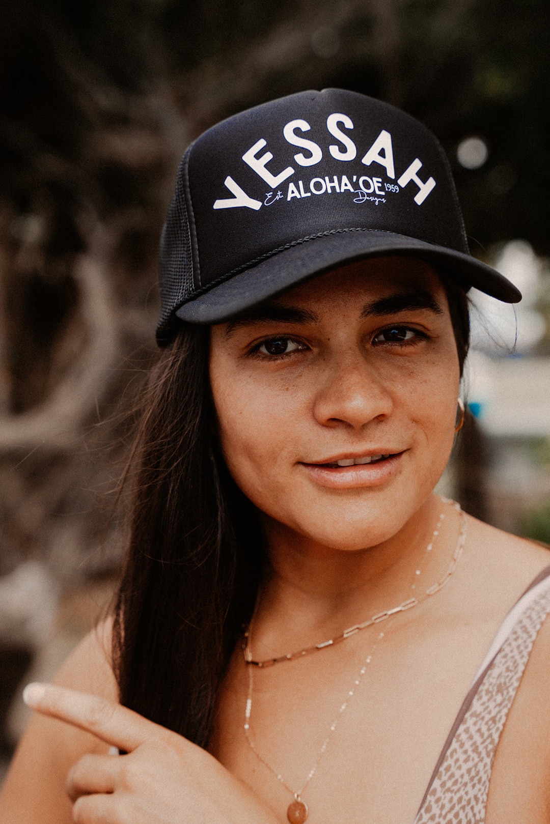 YESSAH Aloha 'oe Trucker Hat--women, Surfer, Trucker Hat, Aloha, Hawaii ...