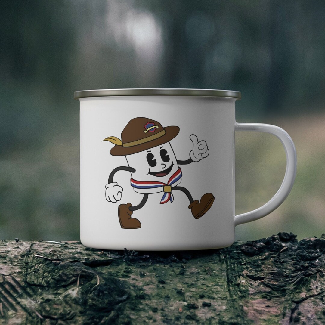 Fallout Inspired Toasty Mallo From Skyline Valley Enamel Camping Mug 12 ...