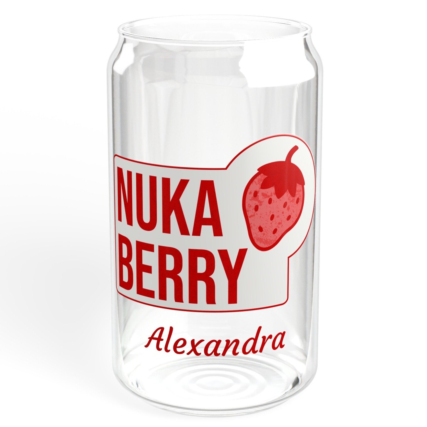 Personalized Nuka Berry Cola Vault Tec Cup Glass Tumbler 16 Oz, Fallout ...