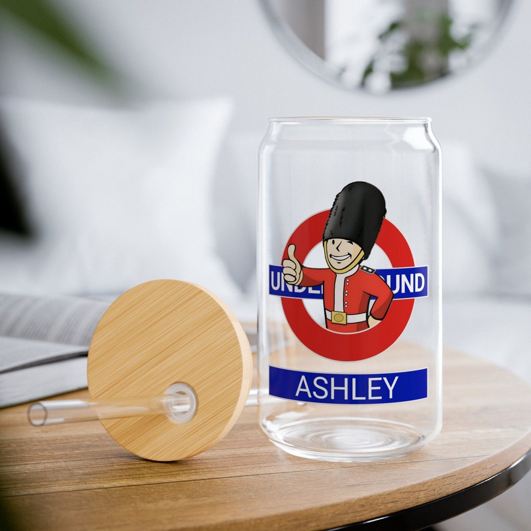 Personalized Custom Fallout Inspired Vault Boy London Glass Tumbler ...