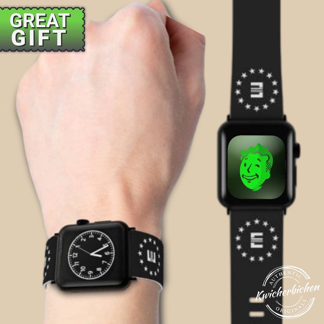 Custom Fallout Inspired Enclave Faction Watch Band for Apple Watch, Pip ...