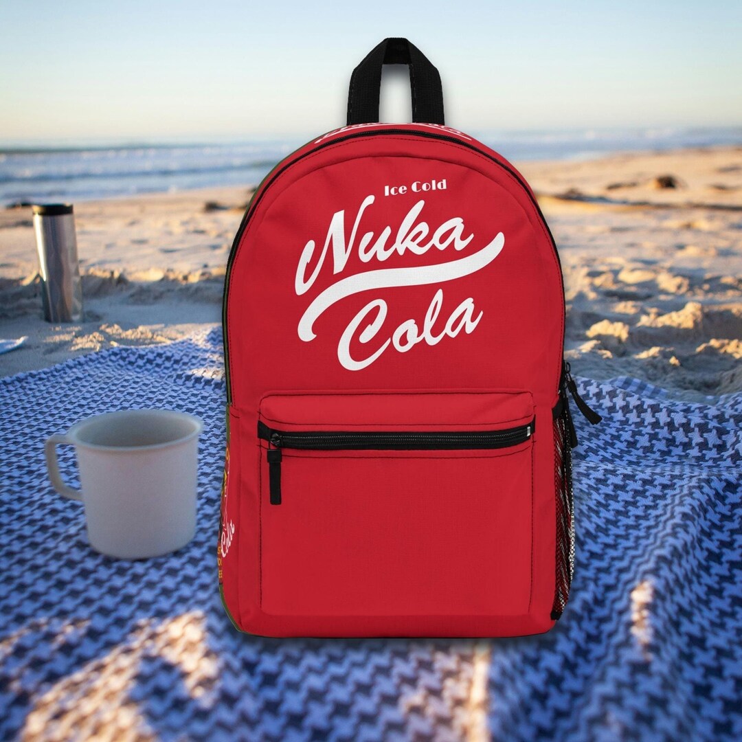 Fallout Inspired Nuka-cola Backpack in Red, Nuka Cola Backpack Gear Bag ...