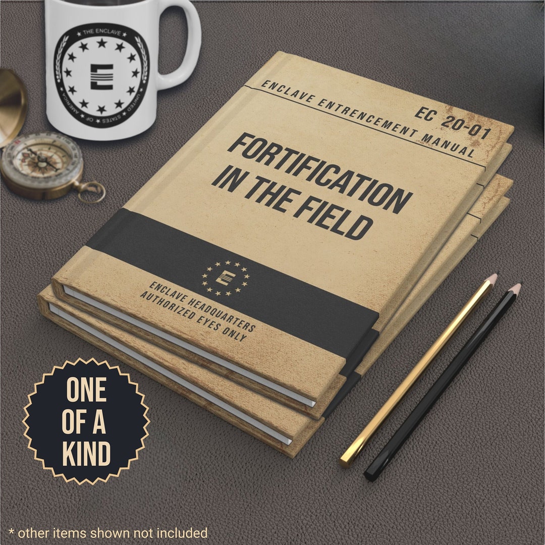 Fallout Inspired Enclave Entrenchment Manuals EC 20-01, EC 20-02, EC 20 ...